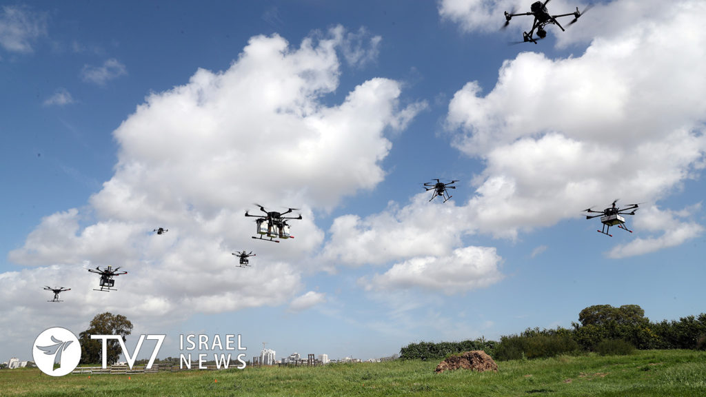 'Delivery Drone' test crowds skies of Israeli city - TV7 Israel News