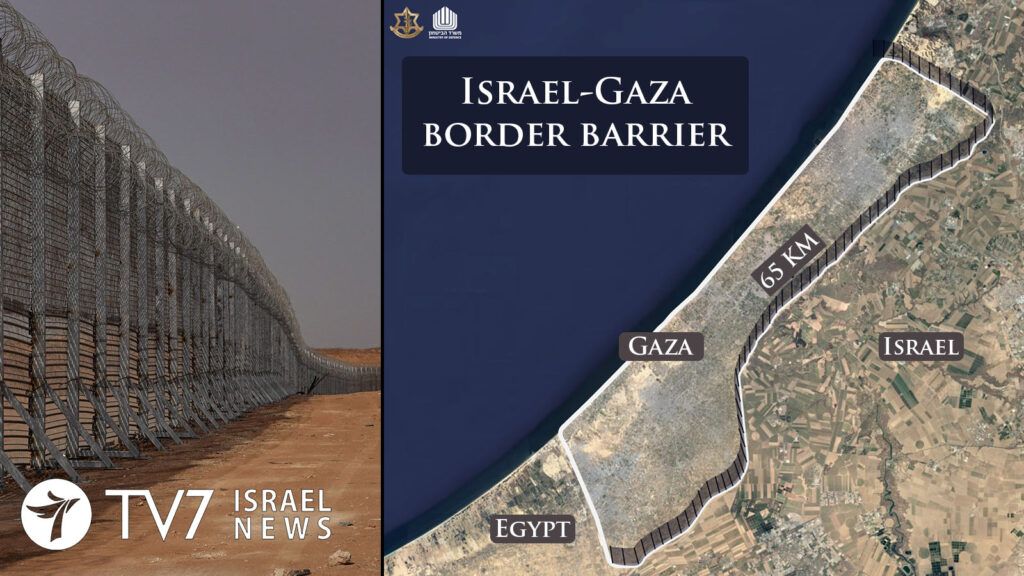 Israel completes underground Gaza security barrier - TV7 Israel News