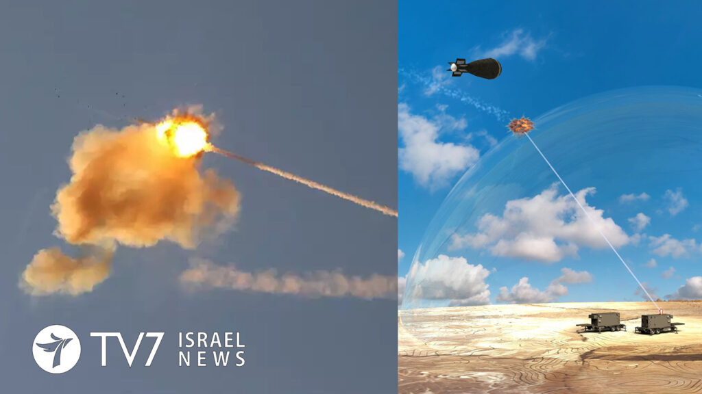 Israel successfully tests high-power laser interceptor - TV7 Israel News
