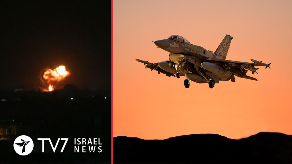 Gaza missiles draw IDF response - TV7 Israel News